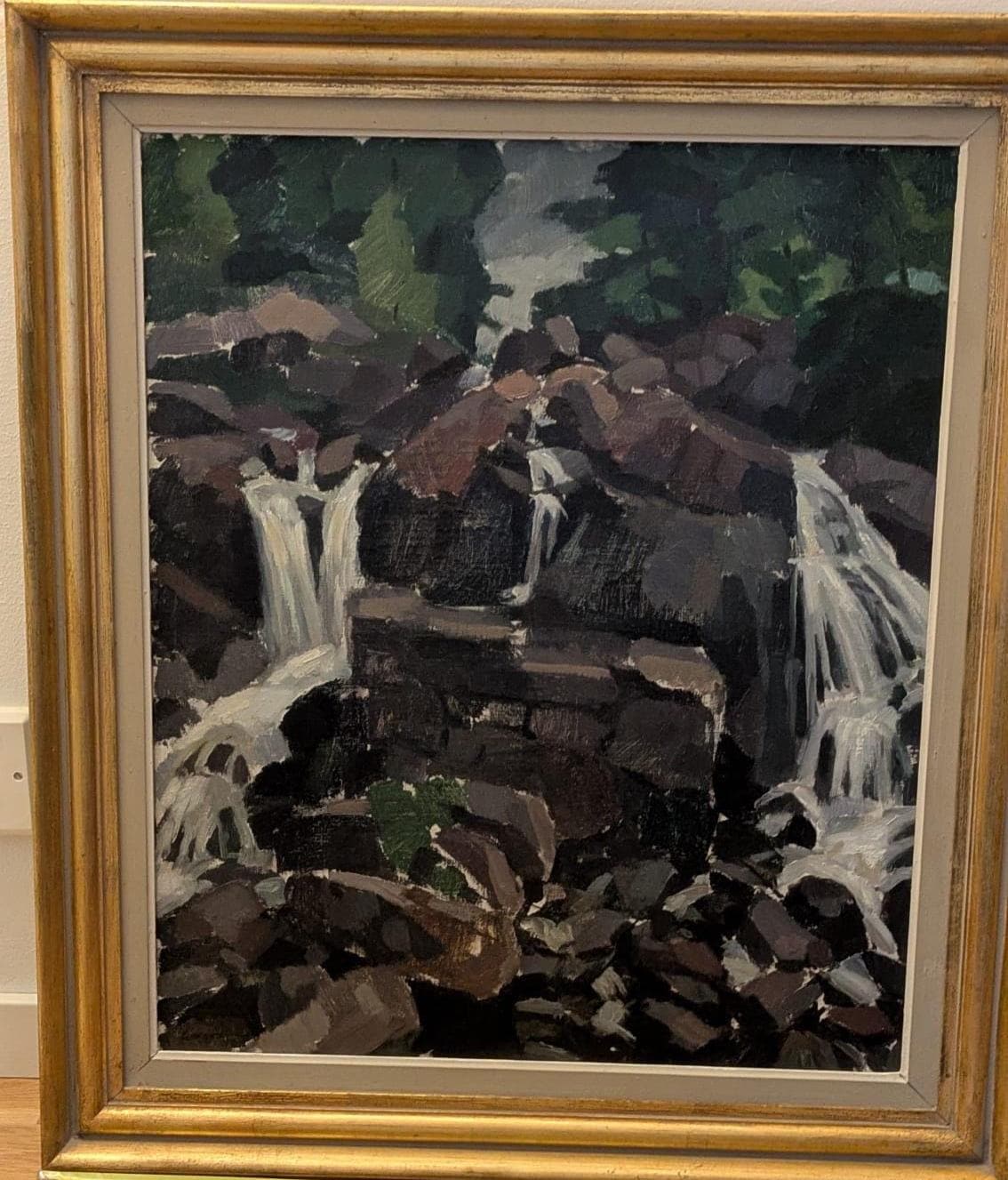"Cubist Waterfall" – Larson – Noah Ancienne