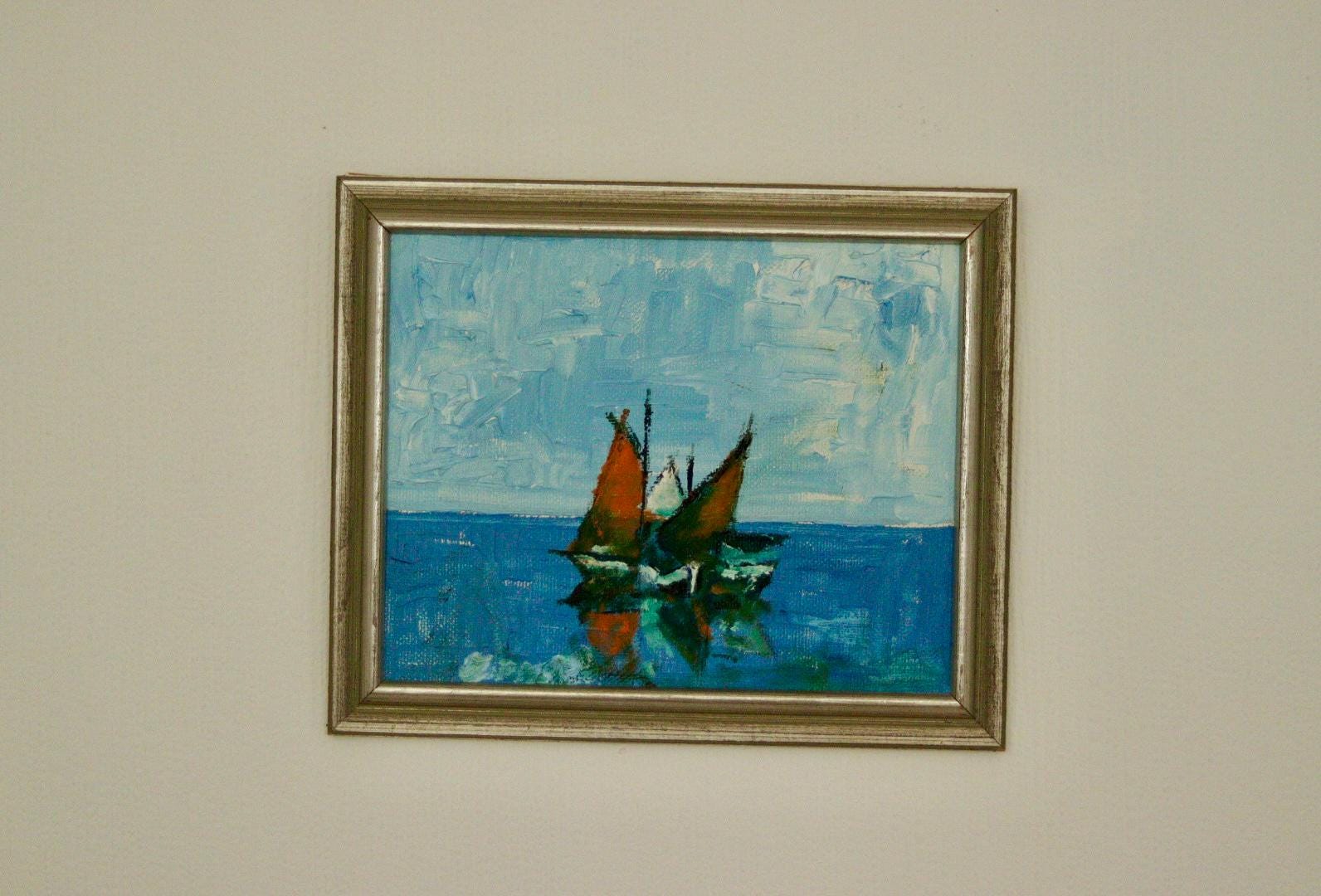 “Boats at Sea” by Carl Carlsson – Noah Ancienne